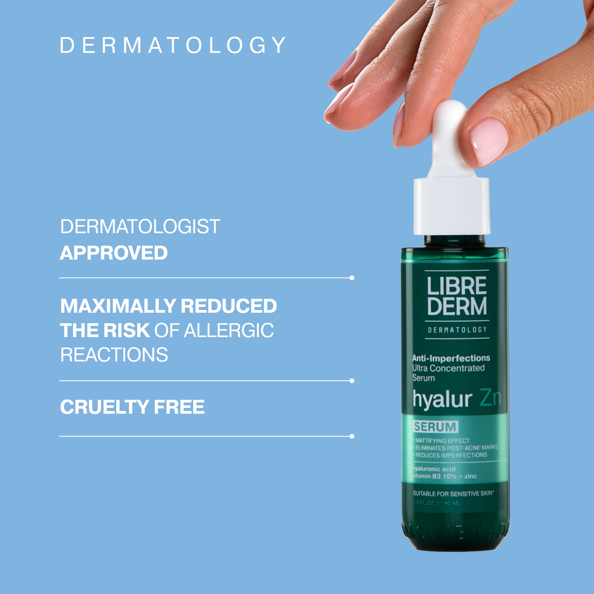 SERUM PRO Serum ultra-concentrated hyalur zn, 40 ml – Librederm